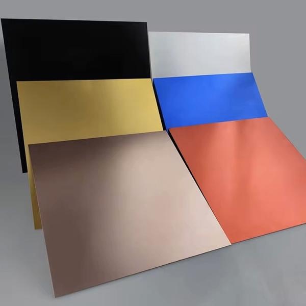 Quality PVDF Coating Painted Aluminum Sheets 0.2mm-6.5mm Colored Aluminum Sheet Metal for sale