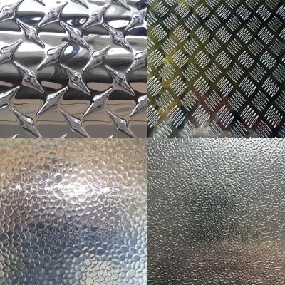 China Embossed Aluminum Sheet Designed for Building Providing Superior Corrosion Resistance and Easy Installation for sale