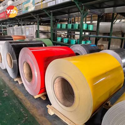 China Color Coated Aluminum Coil 1050/1060/1100/3003 | PE/PVDF/HDP/SMP Coating | 80-90 High Gloss | For Exterior/Interior Walls & Roofing for sale