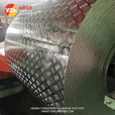 China Marine Grade Anti Slip Aluminum Checkered Plate 1/3/5 Bar 1050 3003 5083 6061 ASTM B209 Corrosion Resistant Sheet for Boat Deck Stair Truck Trailer Floor Platform for sale