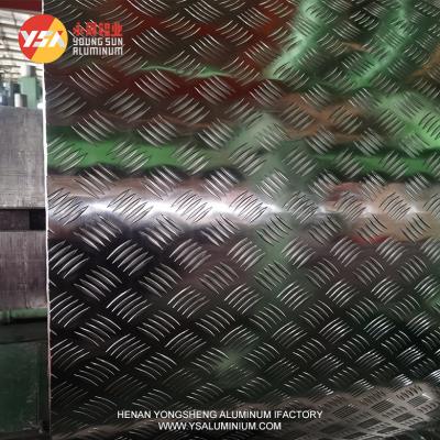 China Marine & Industrial Aluminum Tread Plate  Yongsheng 5052/6061 Alloys  Corrosion Resistant for Decks & Flooring for sale