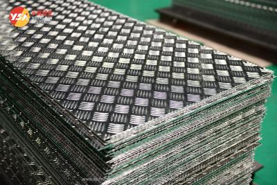 China Aluminum Checkered Plate Alloy 5052 Lightweight Durable Metal Sheet Ideal for Walkways Ramps and Stairs for sale
