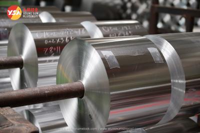 China Customizable Coated Aluminum Foil / Pre-coated Aluminum Foil / Waterproof Aluminum Foil | 1060, 1235, 8011 | For Roof Waterproofing, Wall Moisture Barrier & Pipe Wrapping for sale