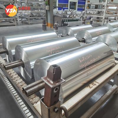 China Aluminum Foil Rolls 3003, 8011, 8079 | For Food Containers, Food-Grade Applications & Household Use | Customizable | Yongsheng for sale