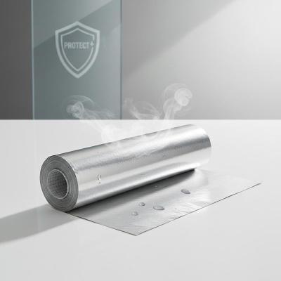 China Heat resistant Adhesive PE PET laminated aluminum foil 110gsm 135gsm offering superior moisture oxygen and light resistance for sale