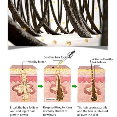 Cina Siero organico di crescita dei capelli facciali del siero 30ml di crescita dei capelli della barba in vendita