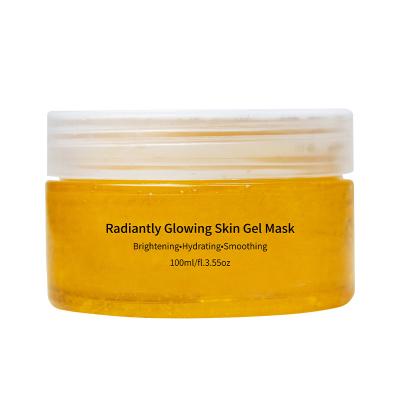 China radiante maschera d'ardore del gel della pelle della curcuma 100ml con glutatione acido tranexamico for sale