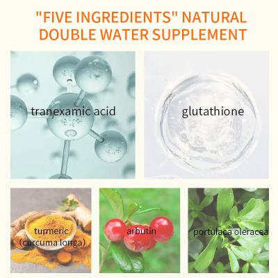 Cina radiante maschera d'ardore del gel della pelle della curcuma 100ml con glutatione acido tranexamico in vendita
