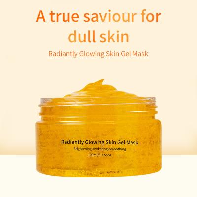 Cina radiante maschera d'ardore del gel della pelle della curcuma 100ml con glutatione acido tranexamico in vendita