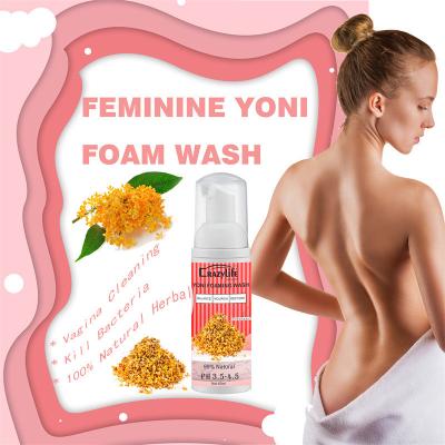 Cina Lavaggio femminile di schiumatura naturale dell'equilibrio pH per Itching l'OEM intimo di aree in vendita