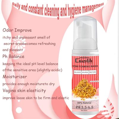Cina Lavaggio femminile di schiumatura naturale dell'equilibrio pH per Itching l'OEM intimo di aree in vendita