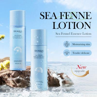 Cina Toner acido ialuronico e lozione d'idratazione di cura di pelle della Anti-grinza del finocchio marino della pelle in vendita