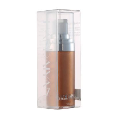 Cina 20ml Face And Body Luminizer Highlighter Cream Liquid Bronzer Illuminator Glow Glistening Makeup Foundation in vendita