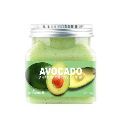 Cina ODM Avocado Facial Body Scrub Organic Exfoliante Deep Cleansing Moisturizing in vendita
