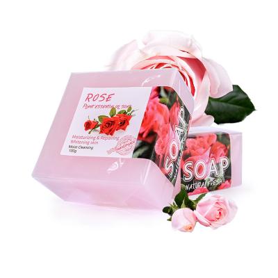 Cina Sapone per il corpo Scrub alla curcuma Aloe Miele Rosa Sapone fatto a mano con etichetta privata all'ingrosso in vendita