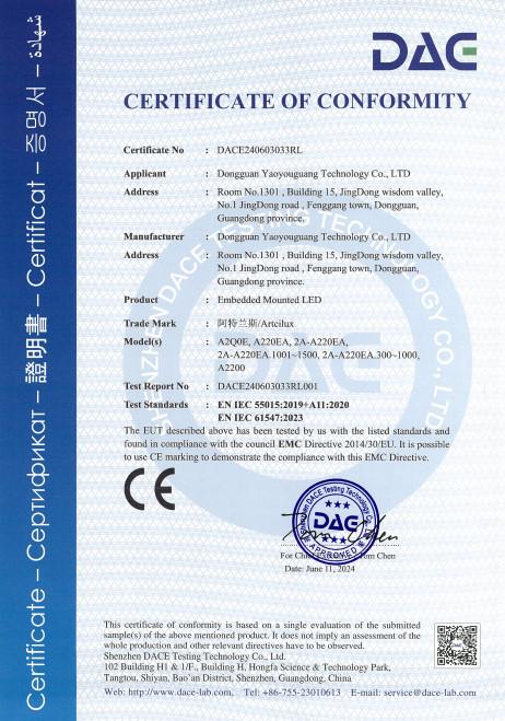 CE - Shenzhen Shenchuan Intelligent Co., Ltd