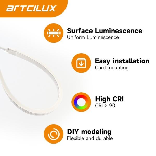 Quality Soft Silicone Flexible LED Strip Light Waterproof Shade LED Light For Kitchen for sale