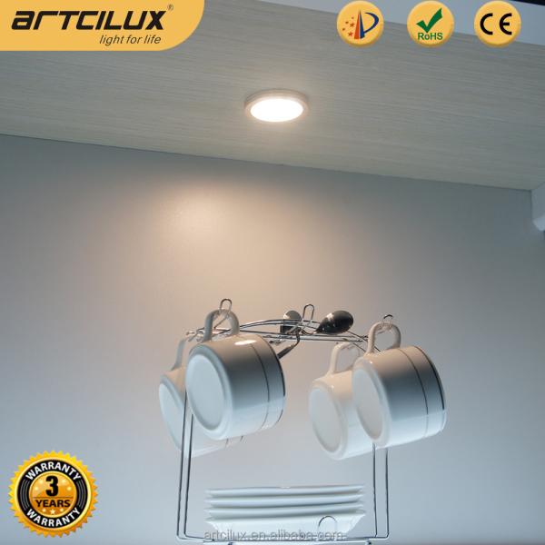 Quality Round Shape Ultra Thin LED Kitchen Spotlight 12V High Lumen Spotlight for sale