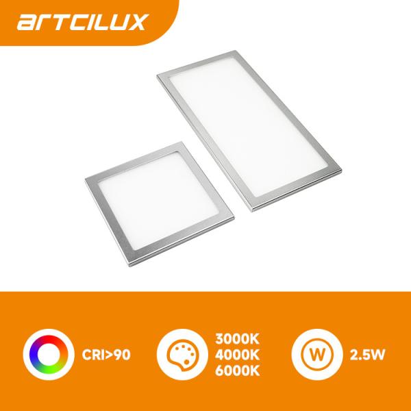 Quality 5.3mm Thin Square Under Cabinet Lights SMD4013 Surface Mounted Kitchen LED Light for sale