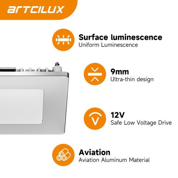 Quality Replaceable Cover Under Cabinet LED Spotlights DC12V In Bedroom / Kitchen for sale