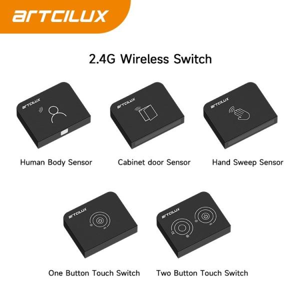 Quality PIR Motion Wireless Sensor Switch 2.4GHz Remote Control LED Sensor Switch for sale