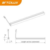 China Surface Mounted LED Linear Light A2303 for Wardrobe Installation and Bending Processing Service for sale