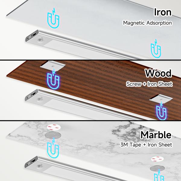Quality USB Under Cabinet Light Panel Motion Sensor Interior Closet Lighting for sale