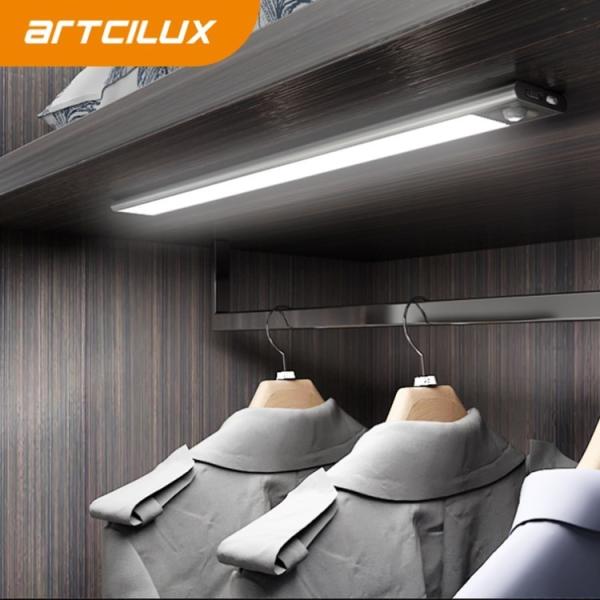 Quality Rechargeable Closet LED Strip Lighting Motion Sensor / Hand Wave Magnetic for sale