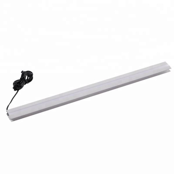 Quality 6mm 8mm Thick White RGB LED Glass Shelf Clip Light A2102 A2103 Warm White DC 12V /24V Both for sale