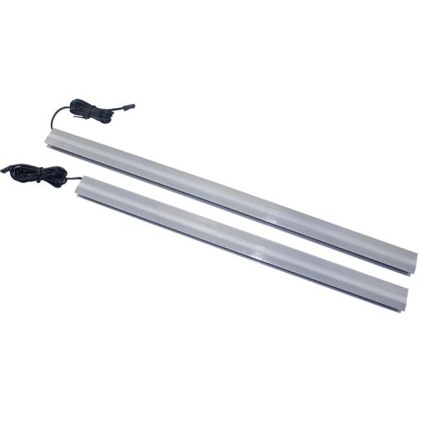 Quality 6mm 8mm Thick White RGB LED Glass Shelf Clip Light A2102 A2103 Warm White DC 12V for sale