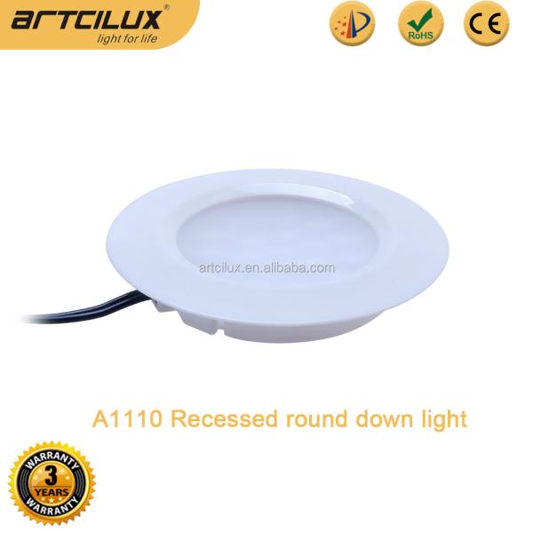 Quality 12V DC LED Cabinet Spotlight Puck Lamp 3000K 4000K 6000K For Jewellery Shop for sale