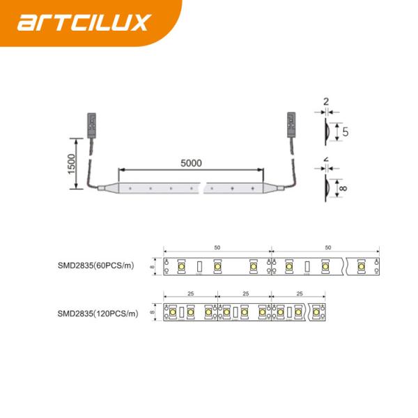 Quality SMD Flexible LED Strip Light For Cabinet A2901 Indoor Lighting A2901 for sale