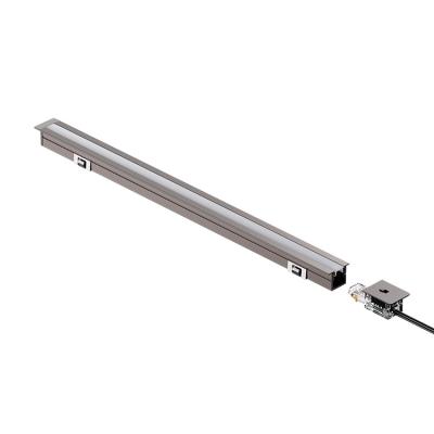 China A2Q0H Iluminação direta de faixa recessada 1000*14*10.3 7.5w/m Tripla CRI>90 Fonte de alimentação plug-in Dimmer de suporte à venda
