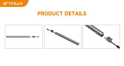 China A2Q0H Directly Illuminated Recessed Strip Light 1000*14*10.3 7.5w/m Triple Color CRI＞90 Plug-in Power Source Support Dimmer for sale
