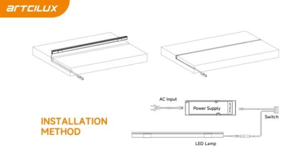 맞춤형 융통성 LED 리본 스트립, 노란색 Fpc 색상 단회로 보호