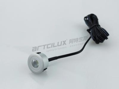 China A1311A Round Recessed Spotlight, Aluminum+PMMA, SMD2835, Embedded in Hole, 12V, 0.7W, 3000/4000/6000K for sale