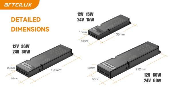 RoHS Certified Cabinet Power Supply Lightweight at 0.9 Lbs for Optimal Performance and Overload Protection