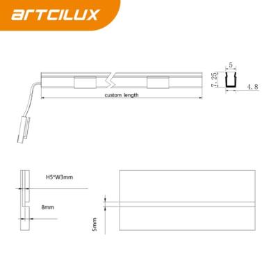 China 300 LEDs Bendable LED Ribbon Strip Length*5*8 Wireless Pact Wi-Fi BLE IEEE802.11b/g/n 2.4GHz for Customizable Lighting Design for sale
