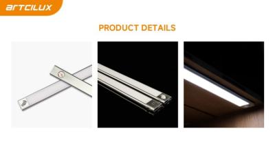 China 1.25-3.25W 200-520mm Panel de luz sob o armário com características 5MM espessura e material de PC de alumínio à venda