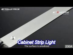 Kastenverlichting A230A Zilveren aluminium verlichting voor slaapkamer met eenvoudige installatie en CCT 3000-4000-6000K