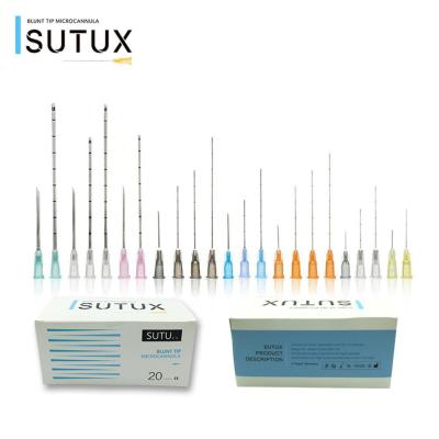 China Hot in USA anti-wrinkle injection micro cannula for skin tightening for sale