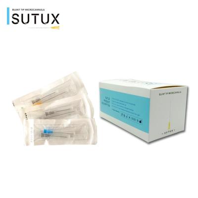 China 27G 25G 23G 50mm Micro Cannula For Filler Injections for sale