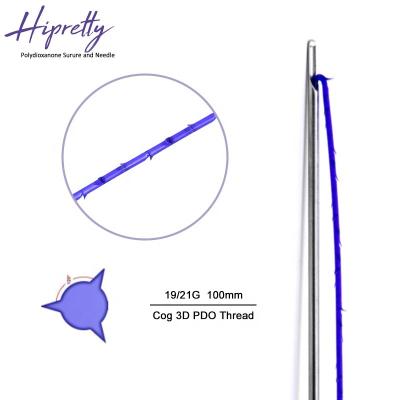 China High quality HIpretty Tornado Screw 27G 50mm Cog 6D V face lift PDO Thread for sale