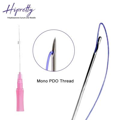 China Polidioxanone PDO 4D Cog 18G 150MM Thread R Cannula Thread Lifting for Face for sale
