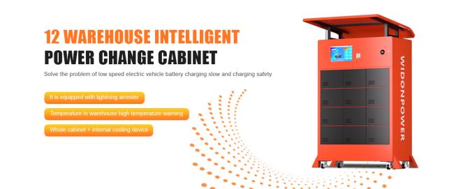 8/12 Slots Electric Moto Battery Swap Station, Smart Charging Cabinet, Rental Operation System