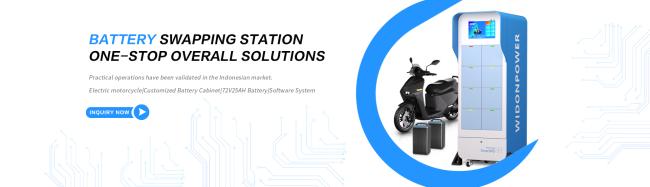 12-Slot Intelligent Battery Swap Cabinet (WD-BSS12-ADAPTIVE) - 72V Li-ion, 18100W Max & 6H UPS Backup