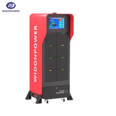 Cina Rosso 5000 Cicli Batteria intercambiabile Moto 8 slot Bici elettrica Batteria Swap in vendita