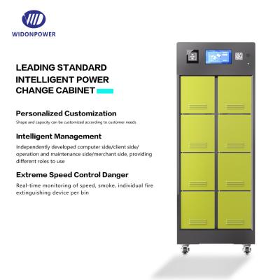 China Scooter Battery Swapping Station 100W Battery Swap Motorcycle 32 Inch Demo Screen for sale