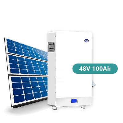 Cina Batteria di accumulo di energia per la casa montata a parete 6000 cicli 5kwh Batteria solare in vendita