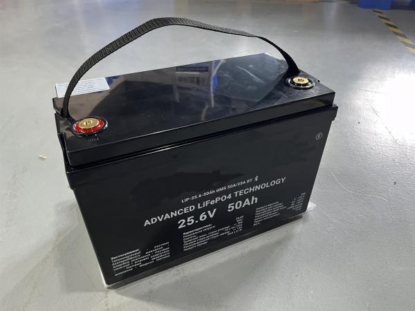Solar LiFePO4 Storage Battery 12.8V 100Ah 1280Wh 25.6V 50Ah for Motorhome Caravan Camping RV Car